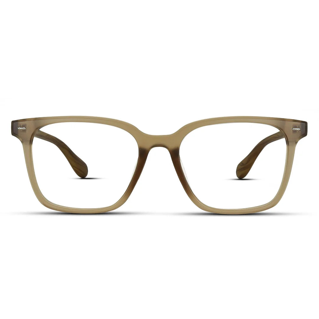 Square Matte Finish Eyeglasses – Bold & Modern Eyewear Style – OPTILOOK